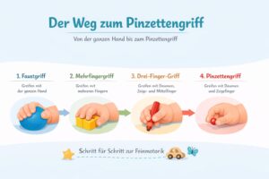 Pinzettengriff: Wann und wie Babys ihn lernen
